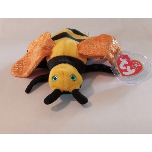 Toys | Ty Beanie Babies Buzzie The Bee | Poshmark